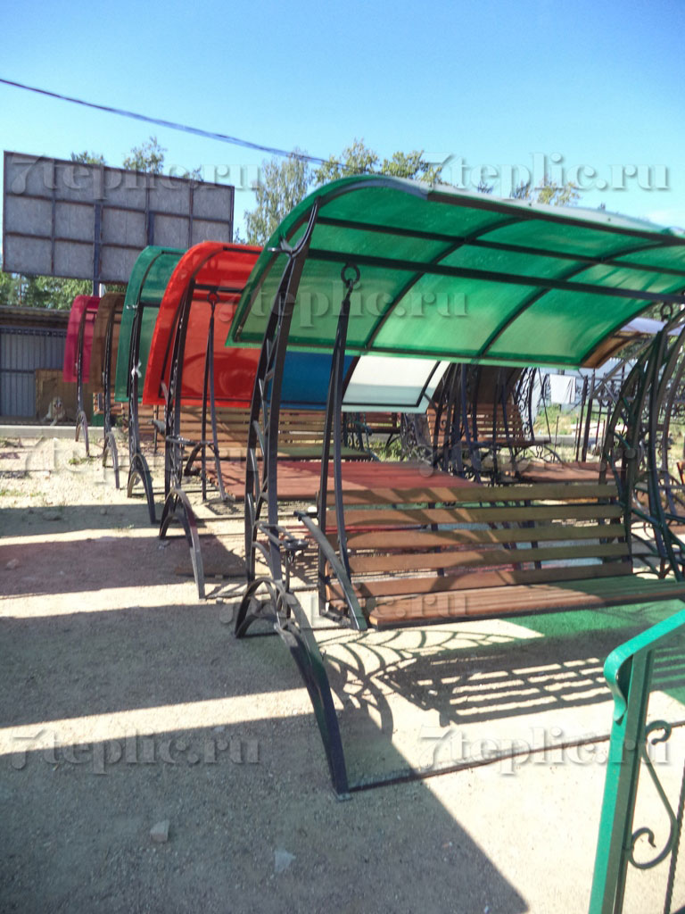 Садовые качели кованные раскладные в Московской области